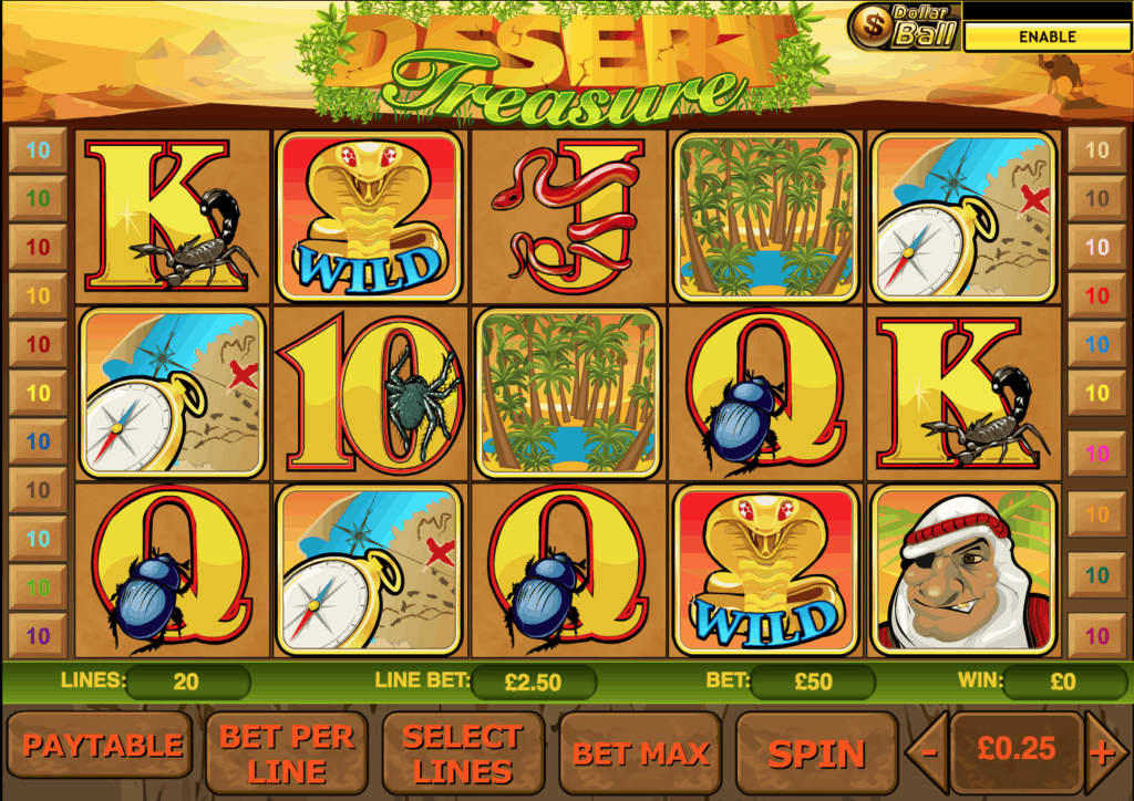 Desert Treasure Slot - Top 10 Desert Treasure Slot Sites